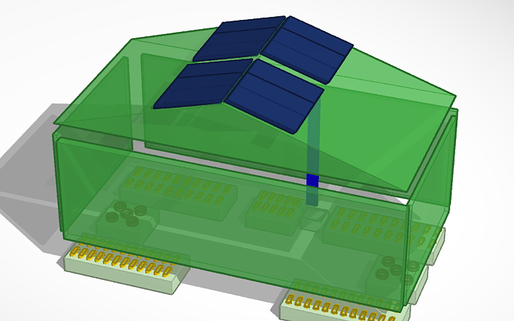 3D design Greenhouse - Tinkercad