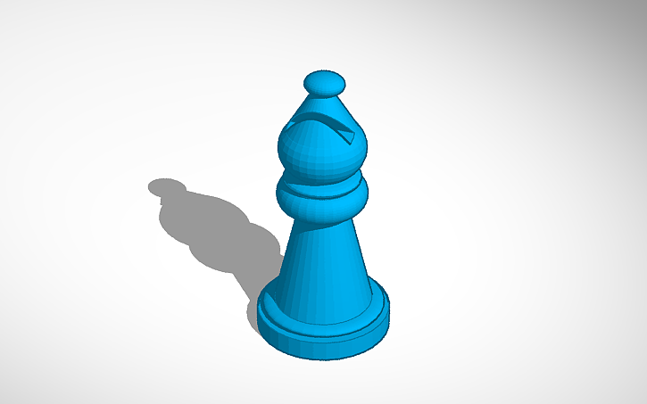 3D design Alfil - Tinkercad