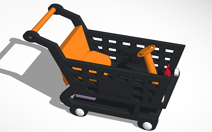 3D design Shopping Cart - Go Kart - Tinkercad