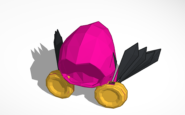 3D design pink dominus - Tinkercad