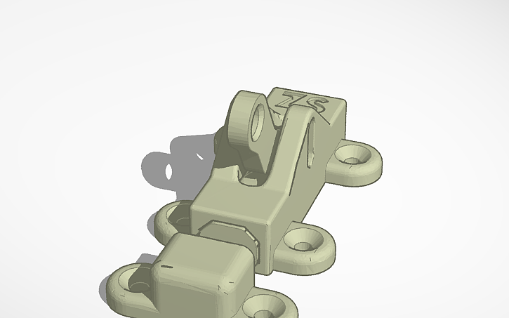 3D design door lock print in place - Tinkercad