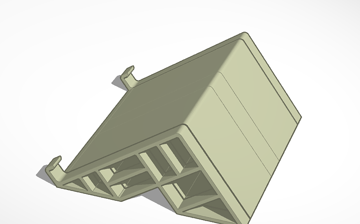 3D design big laptop cooling stand - Tinkercad