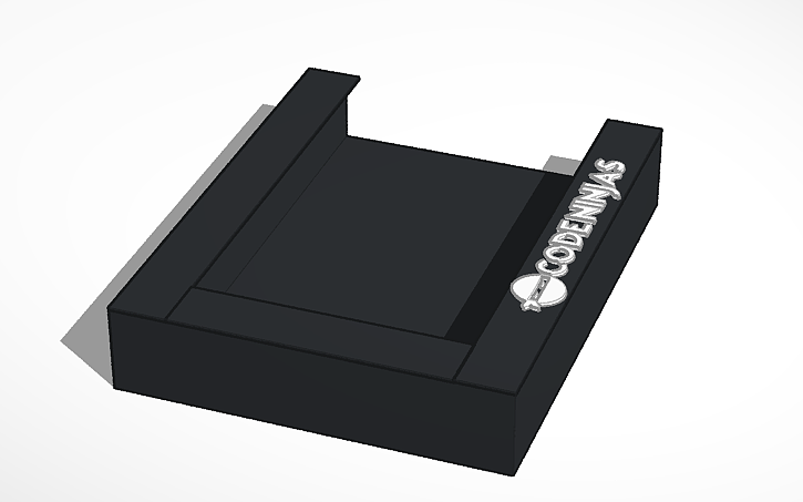 3D design Scanner Box with Logo | Tinkercad