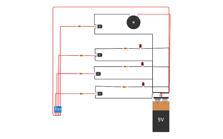 Circuit design Water Level Device | Tinkercad