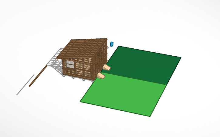 3D design Chicken Coop | Tinkercad