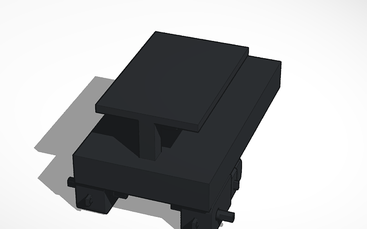 3D design robot car chassis - Tinkercad