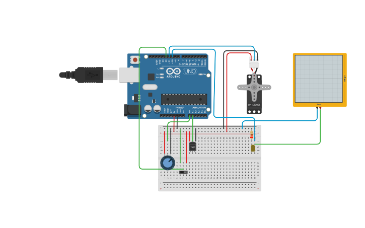 Circuit Design Sensors And Actuators With Arduino Tinkercad