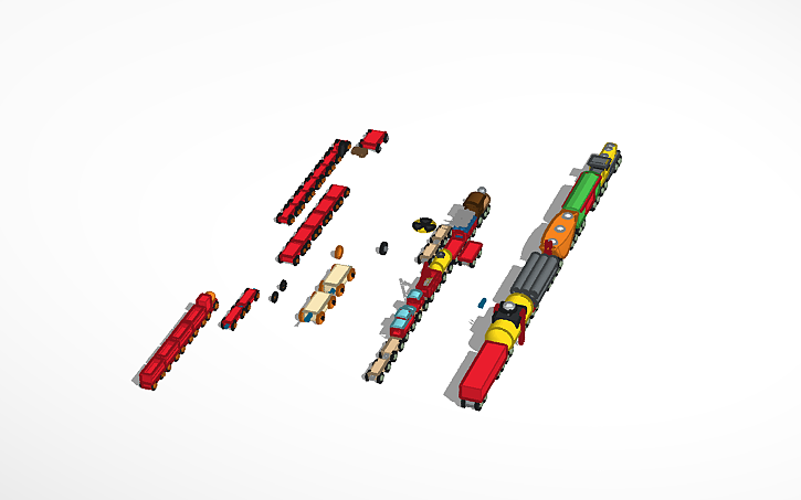 3D design Train - Tinkercad