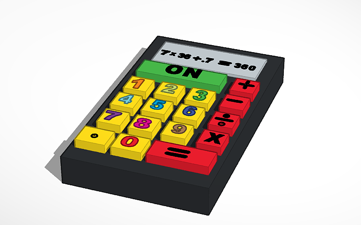 3D design calculator - Tinkercad