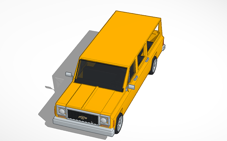 3D design 1974 Chevrolet suburban | Tinkercad