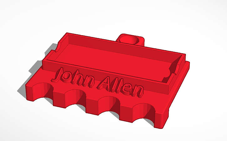 3D design Pool Cue Rest ricecues | Tinkercad