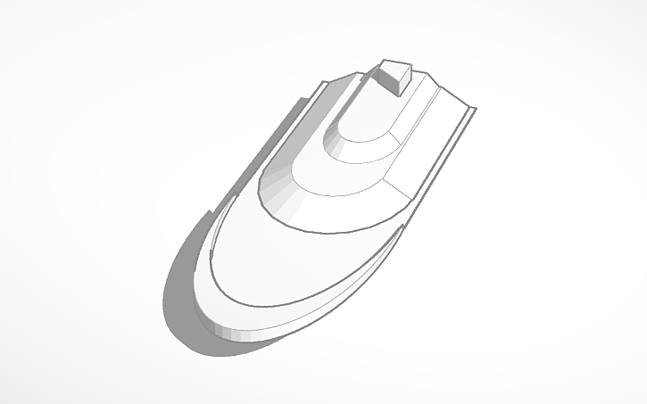 3D design Bote - Tinkercad