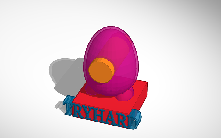 3D design easter egg | Tinkercad