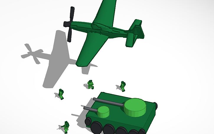 3D design army | Tinkercad