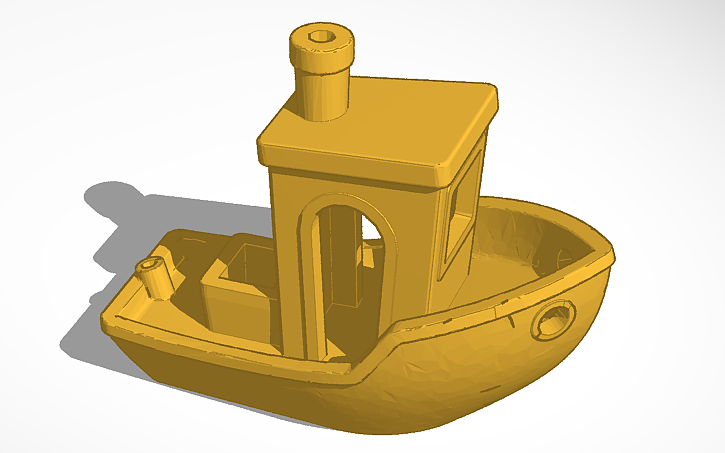 3D design 3DBenchy - Tinkercad