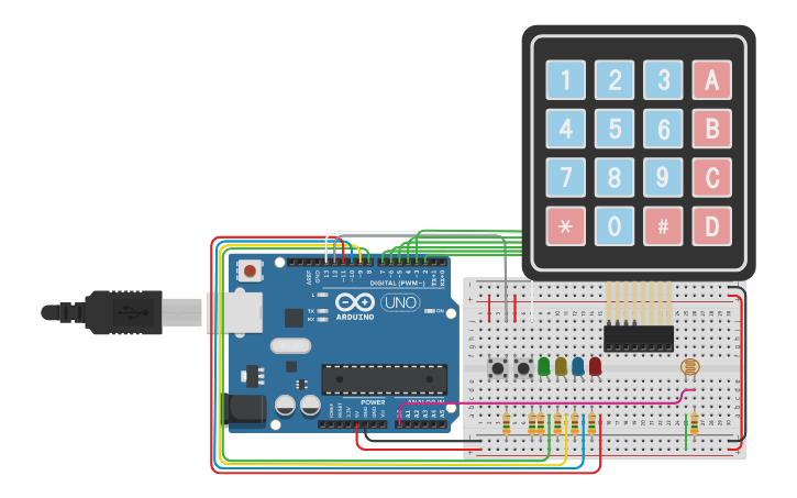 Circuit design AC 4 | Tinkercad