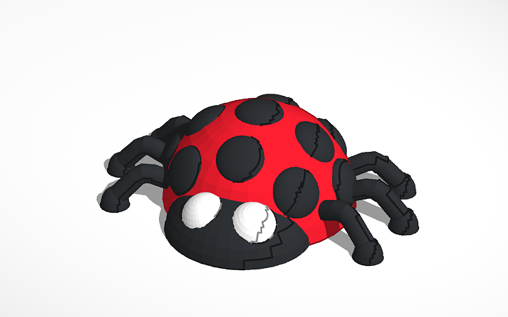 3D design LADYBUG! - Tinkercad