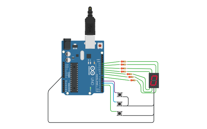 Circuit design Clase 4 Ejercicio 1 | Tinkercad