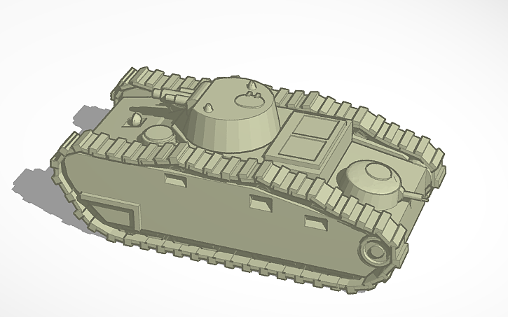 3D design German Tank - Tinkercad