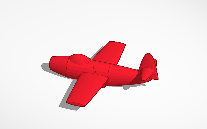 3D design Global War 1936v4:Russia:Jet fighter:MIG 9 - Tinkercad