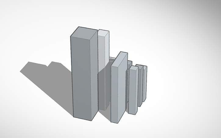 3D design buildings - Tinkercad