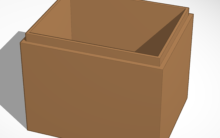 3D design Box with aluminum foil - Tinkercad