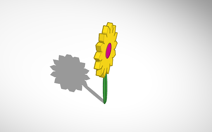 3D design Flower | Tinkercad