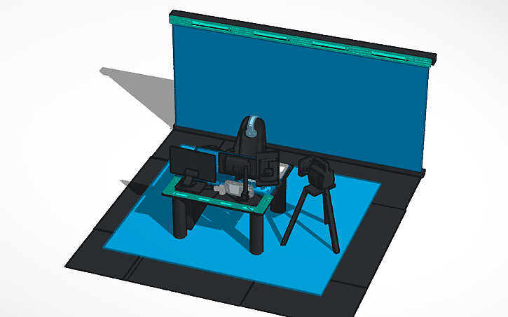3d Design Gaming Setup Tinkercad