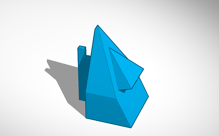 3D design glasses holder - Tinkercad