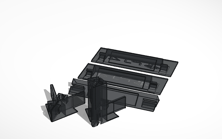 3D design PS4 Game Disc Wall Mount - Tinkercad