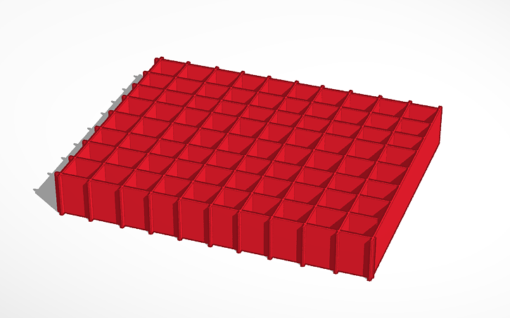 3D design Grid part | Tinkercad