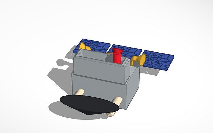 3D design MARS ORBIT SPACE-CRAFT (PSLV-C25) - Tinkercad