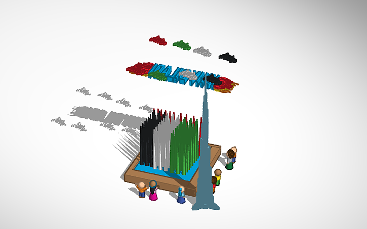 3D design UAE National Day - Tinkercad