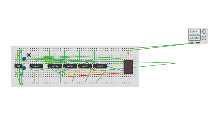 Circuit design Condenced good digital logic lab | Tinkercad