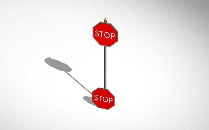 3D design Stop Sign Shield and Stop Sign Basher (Remastered) | Tinkercad