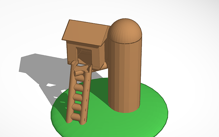 3D design tree house | Tinkercad