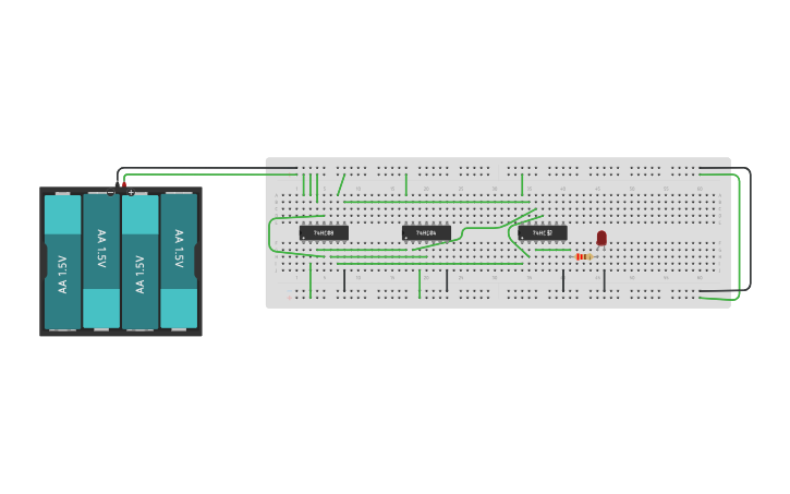 Circuit design Homework No.4 - Tinkercad