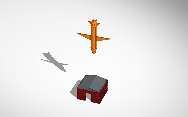 3D design Sim Lab Plane Crash! - Tinkercad