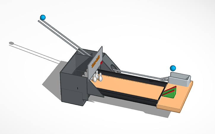 3D design Interactive Dynamic Bowling Game! | Tinkercad