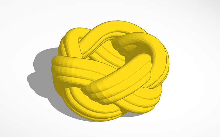 3D design Scout woggle - Tinkercad