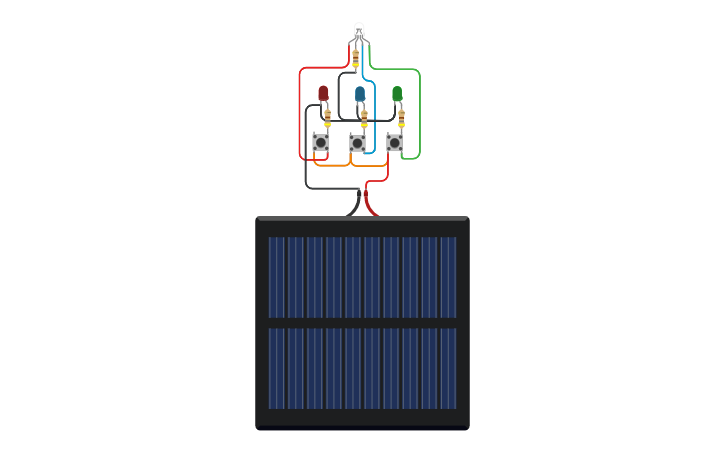 Circuit design solar cell - Tinkercad