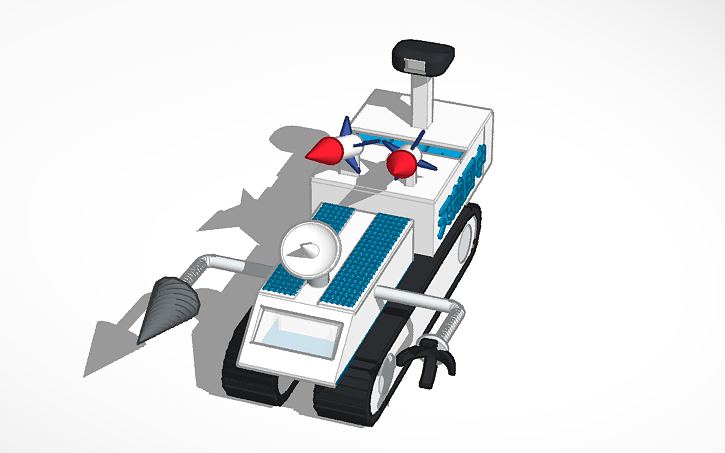 3D design Lunar rover - Tinkercad