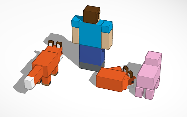 3D design minecraft | Tinkercad