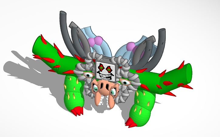 3D design Omega Flowey - Tinkercad