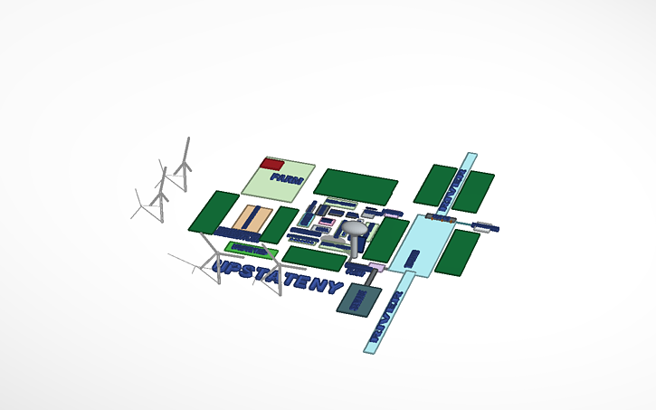 3D design City Project - Tinkercad
