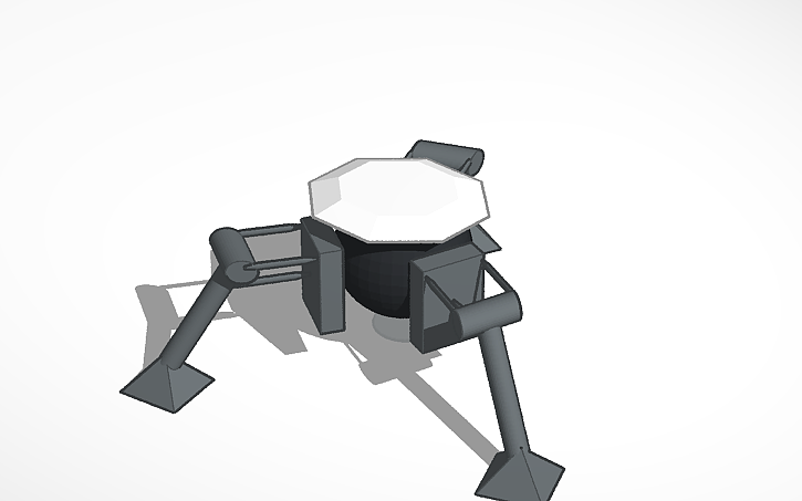 3D design Lunar lander | Tinkercad