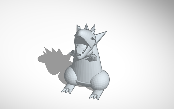 3D design Typhlosion Model | Tinkercad