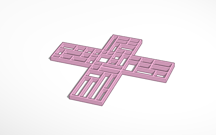 3D design Cross - Tinkercad