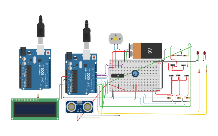 Circuit design FINAL , PMS PMI - Tinkercad