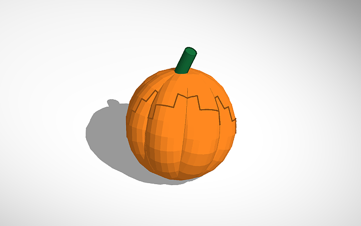 3D design Alixandra Boucher-pumpkin | Tinkercad
